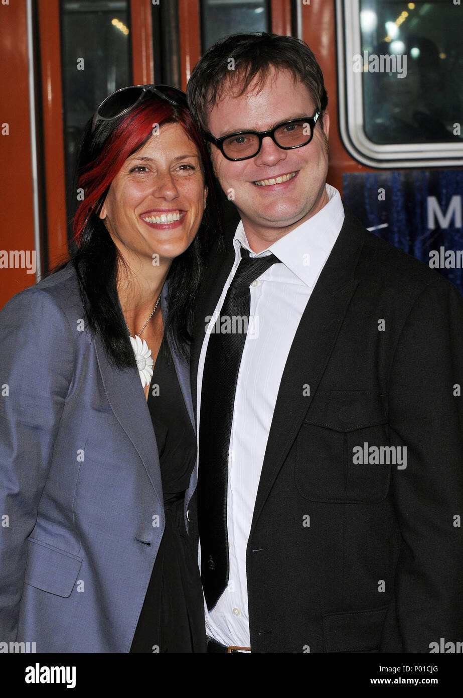 Rainn Wilson and wife @ Leatherheads premiere at the Chinese Theatre In ...