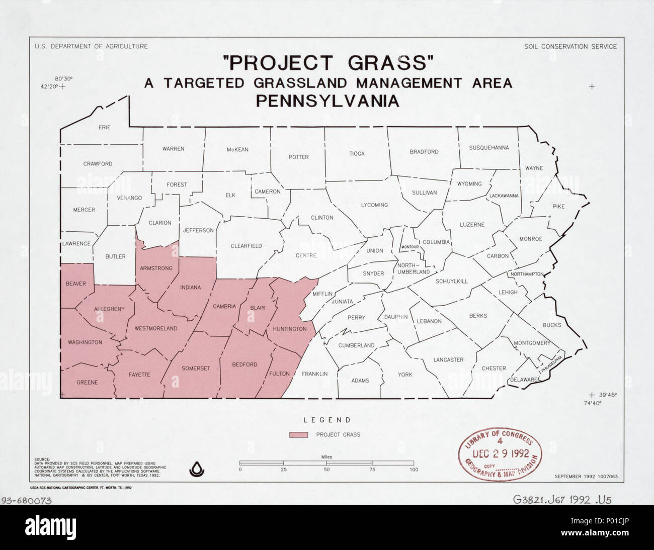 Project Grass, a targeted grassland management area, Pennsylvania LOC ...