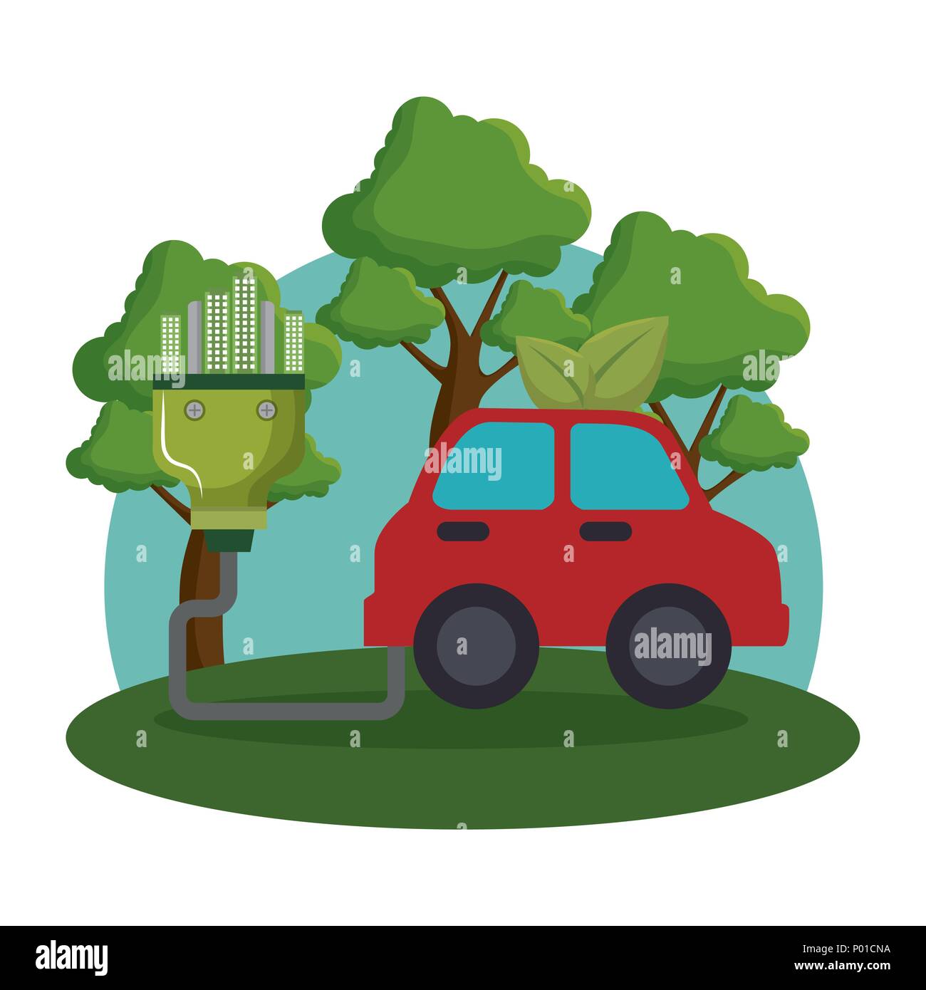 ecology car vehicle icons Stock Vector Image & Art - Alamy