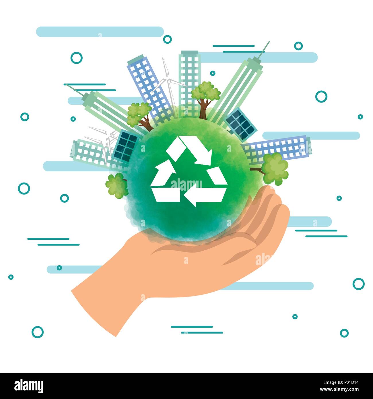 cityscape scene eco friendly Stock Vector Image & Art - Alamy