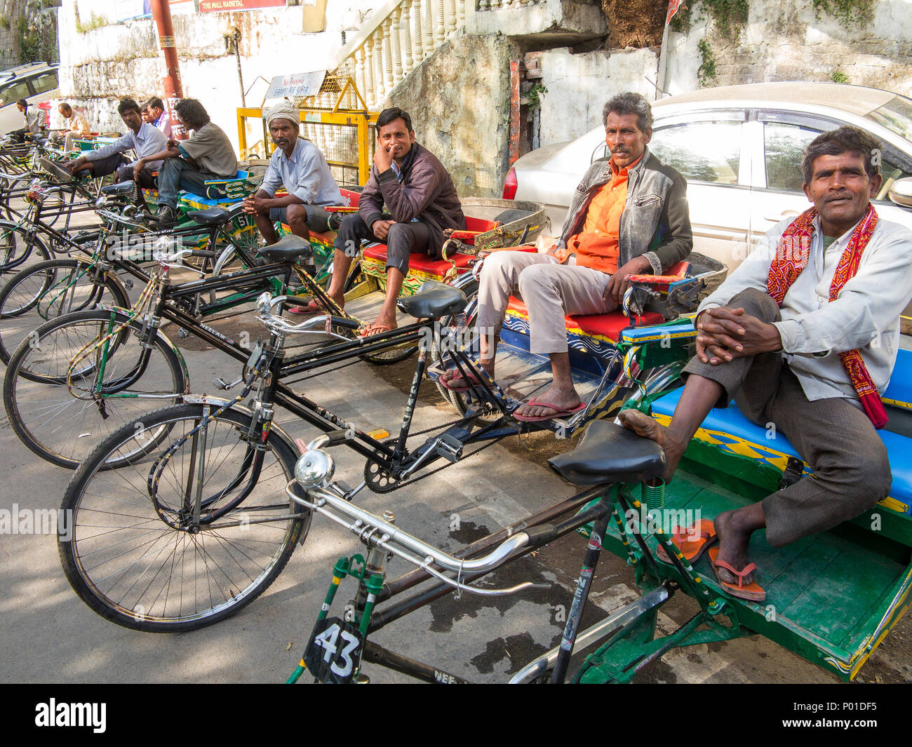 Indian rickshaw drivers hi-res stock photography and images - Alamy