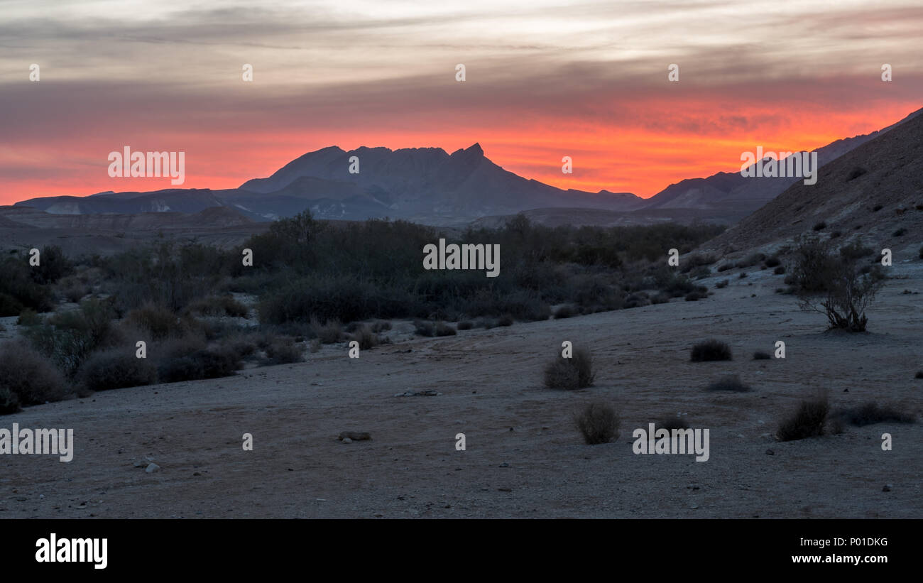 Desert Sunset Mitzpe Ramon, Israel Stock Photo - Alamy