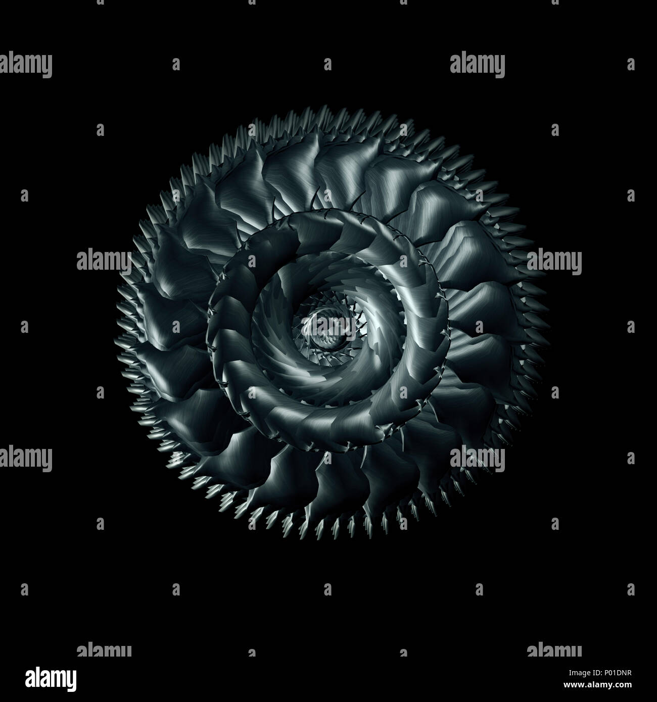Industrial Machine Part Isolated On Black Background Stock Photo - Alamy