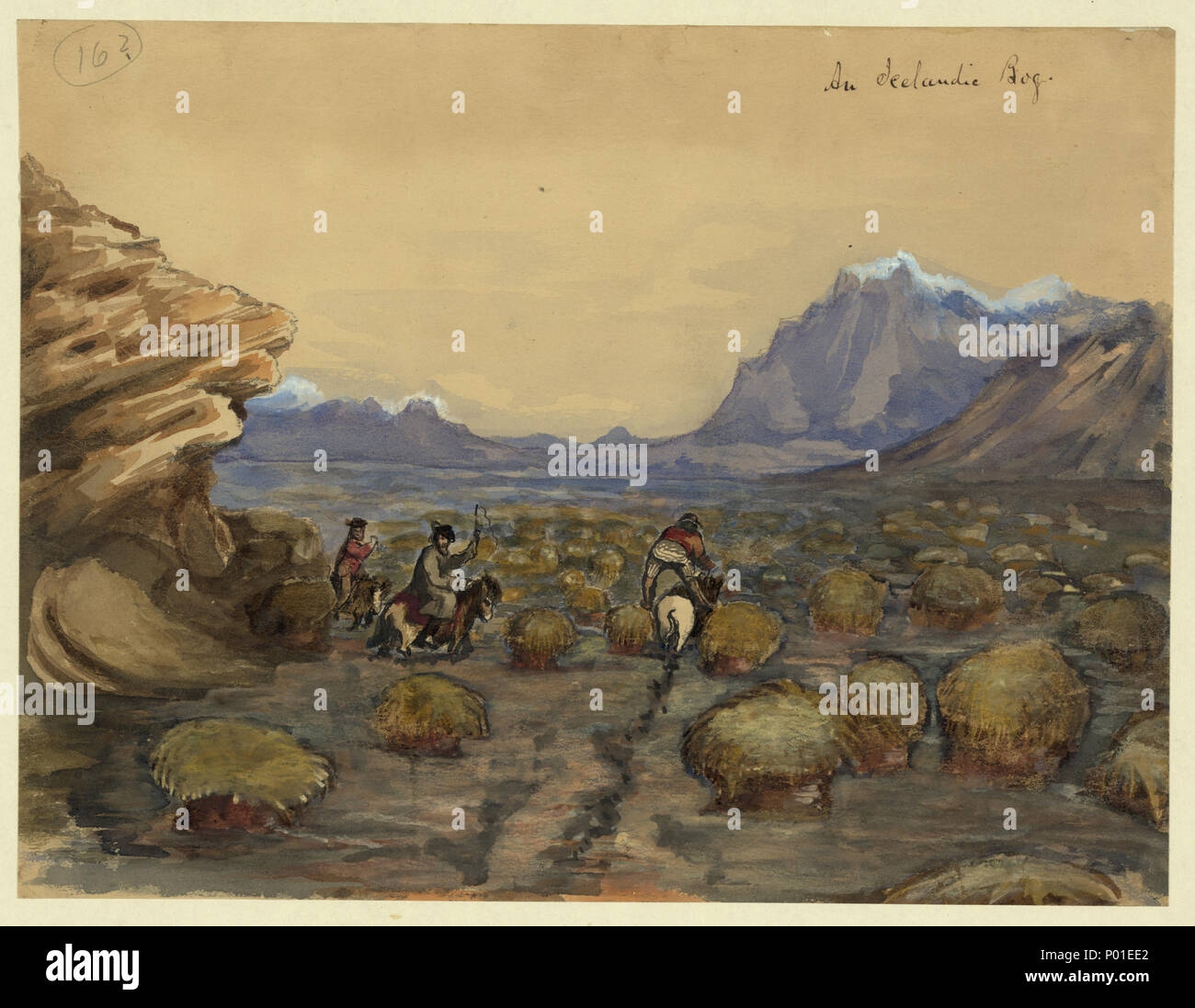 . English: Title: An Icelandic bog Abstract/medium: 1 drawing : ink ...