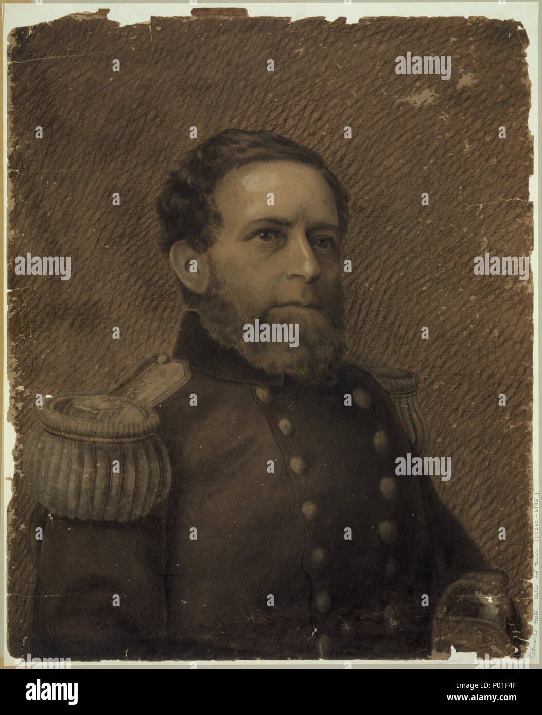 267 Admiral Andrew H. Foote, head-and-shoulders portrait, in military ...