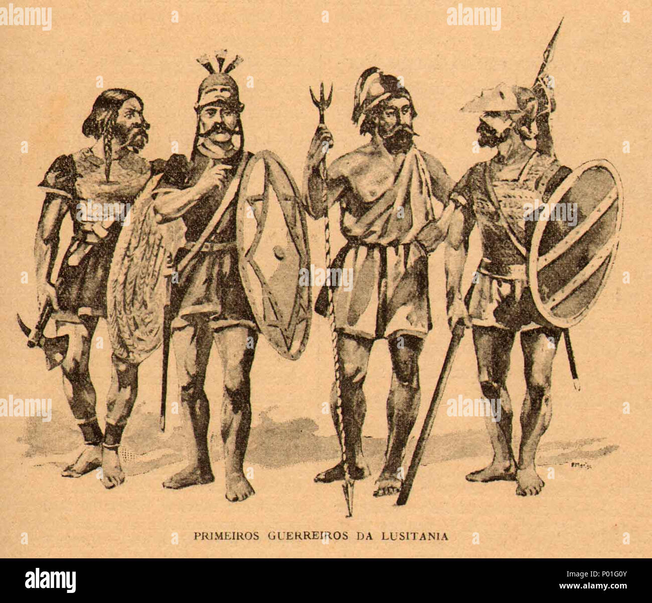 6 Primeiros guerreiros da Lusitania - História de Portugal, popular e ...