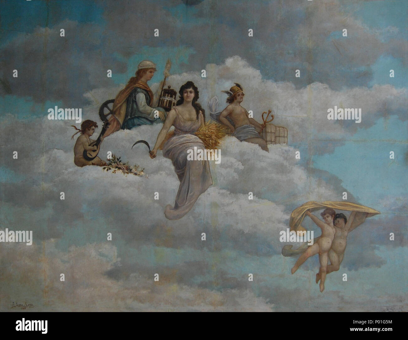 7 Samuel Luna López (1907) Círculo de Contribuyentes Stock Photo - Alamy