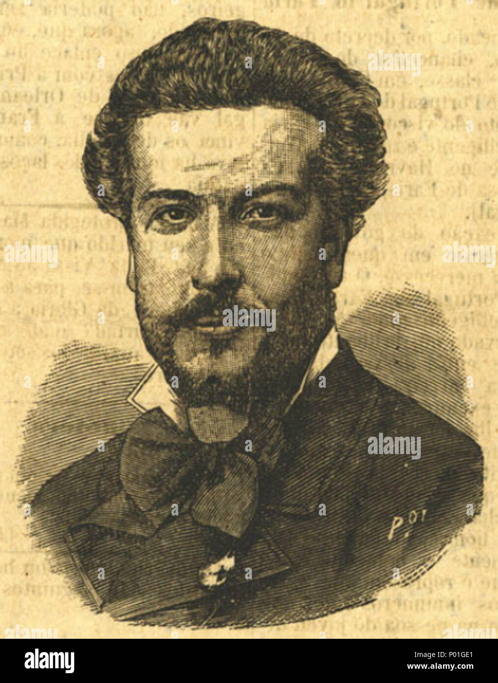 1 José Malhoa - Diario Illustrado (20Fev1886 Stock Photo - Alamy