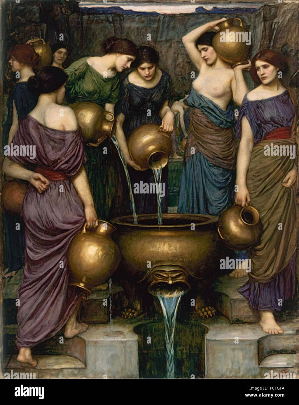 1 John William Waterhouse - The Danaïdes, 1906 Stock Photo - Alamy