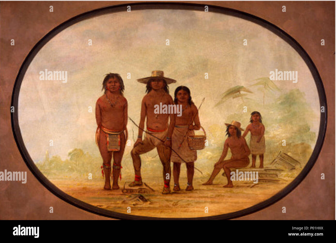 9 Five maya indians Stock Photo - Alamy