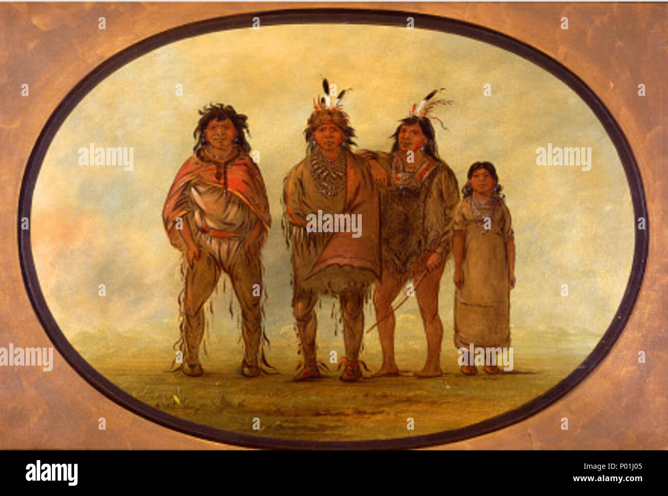 9 Four dogrib indians Stock Photo - Alamy