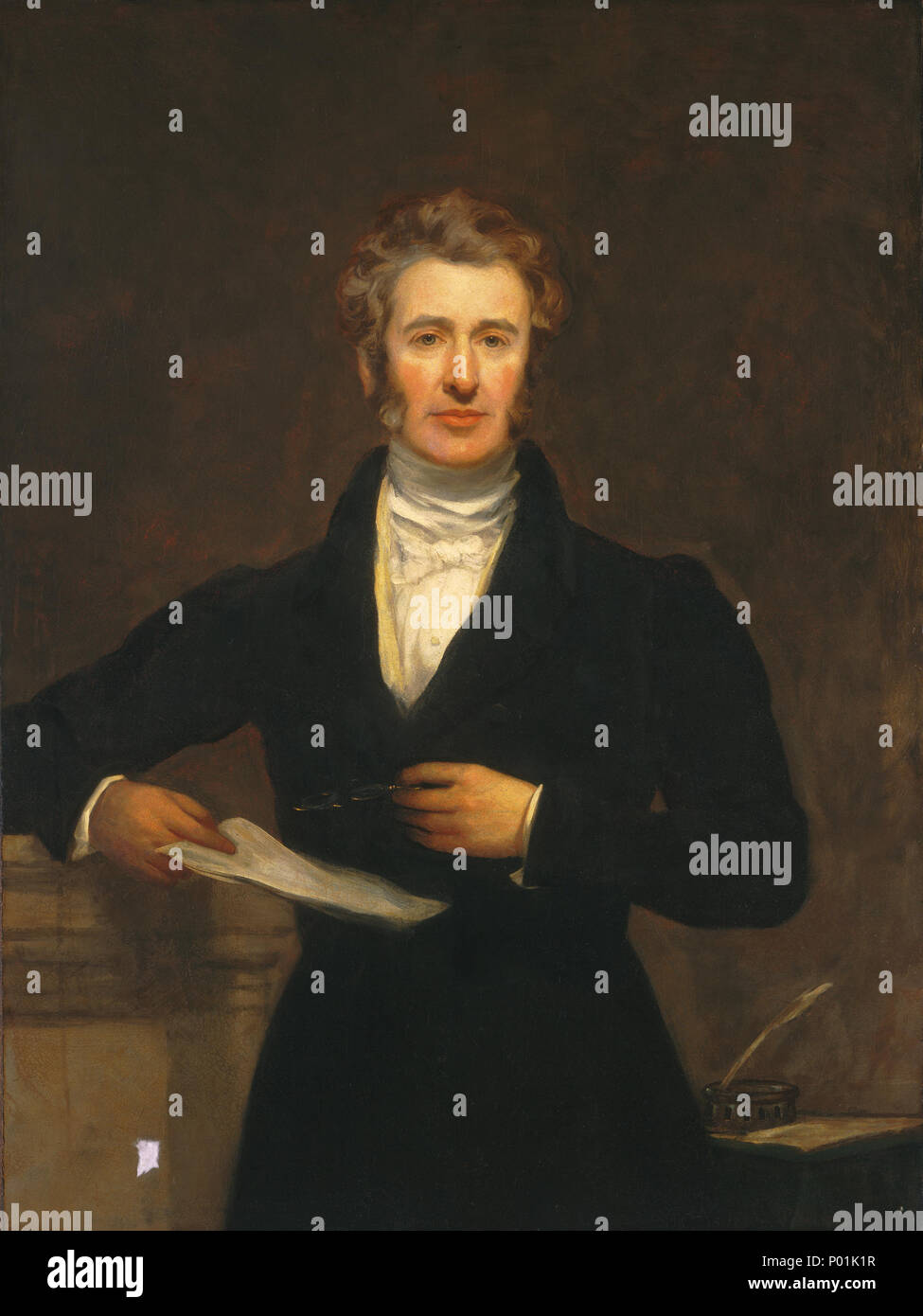 British 19th Century, Portrait of a Man, c. 1830, oil on canvas, Andrew ...