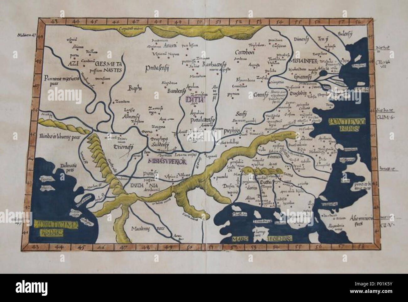 . English: The Ninth Map of Europe, depicting the eastern and central ...