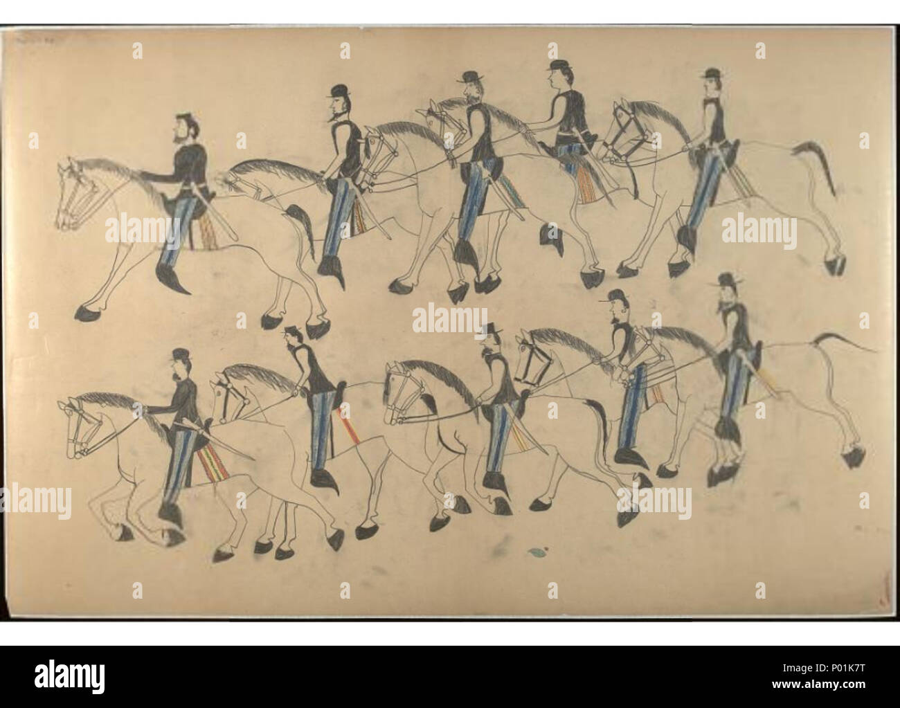 Battle of little bighorn red horse hi-res stock photography and images ...