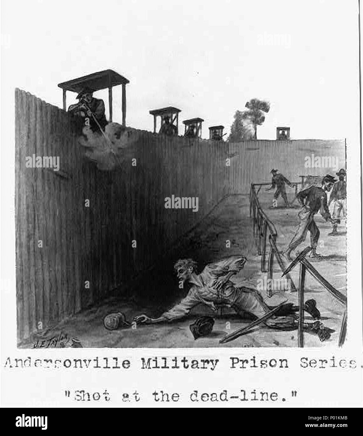 Shot at the dead-line Stock Photo - Alamy