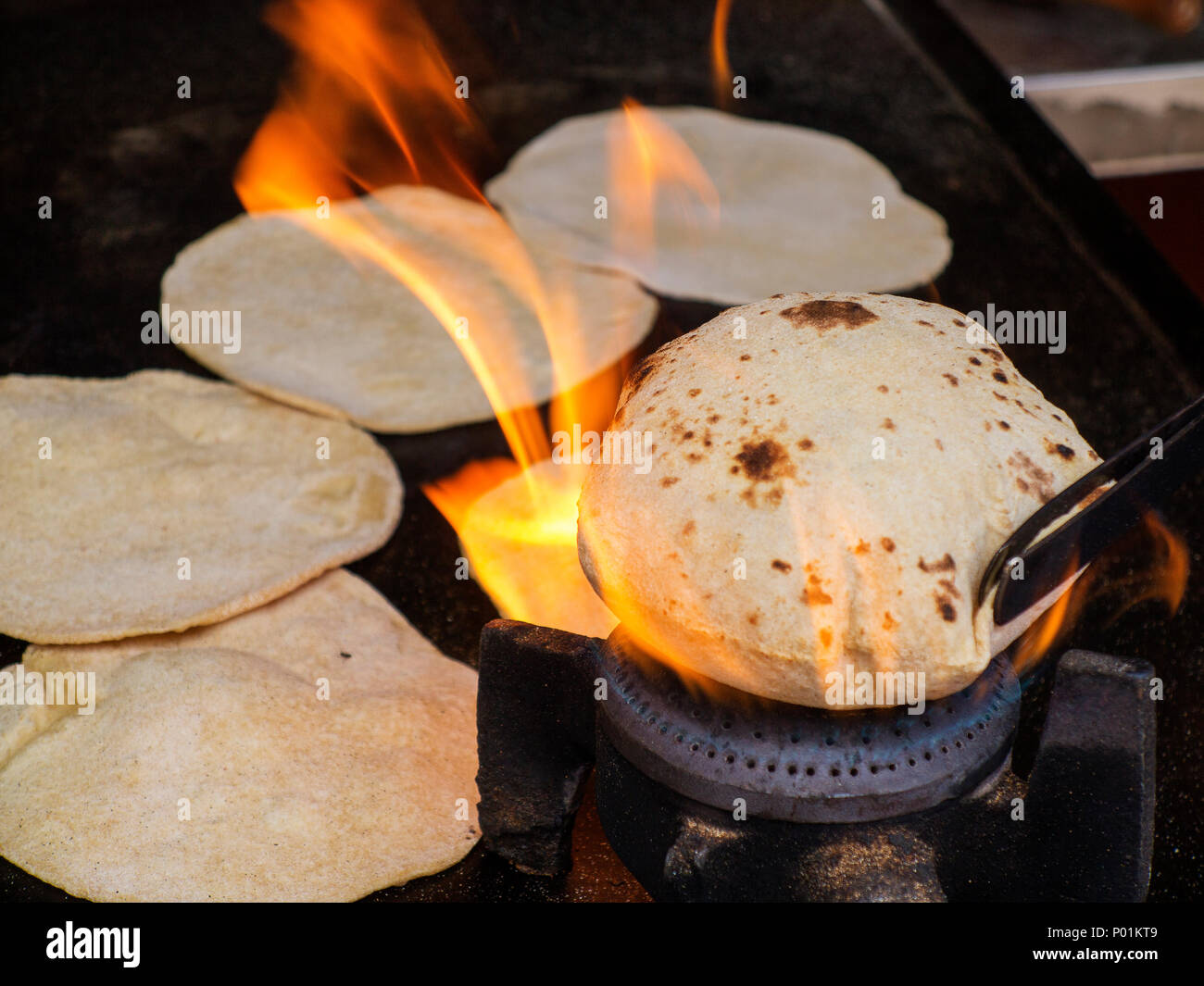 Indian bhatura hi-res stock photography and images - Alamy