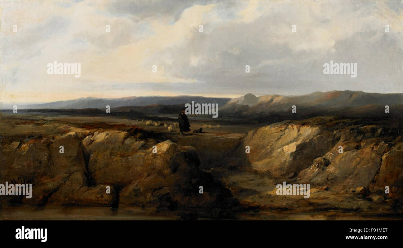 Shepherd flock painting hi-res stock photography and images - Alamy