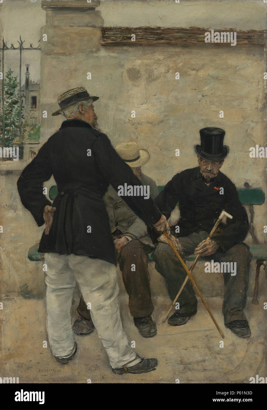 . English: Painting by Jean-François Raffaëlli, 1884 Nederlands ...