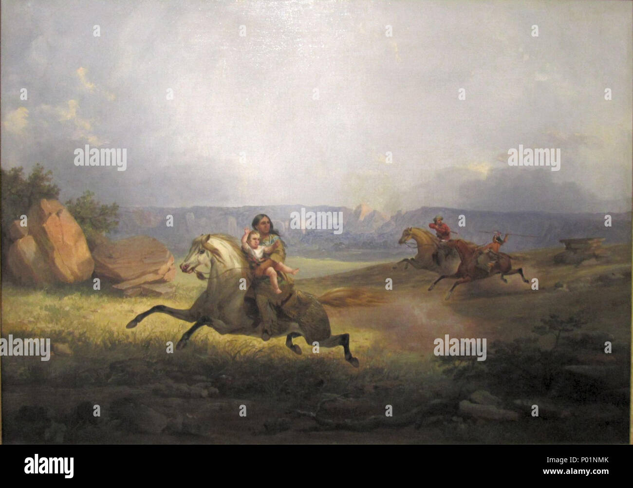 . English: Kidnapped . Kidnapped . circa 1853 4 'Kidnapped', oil on ...