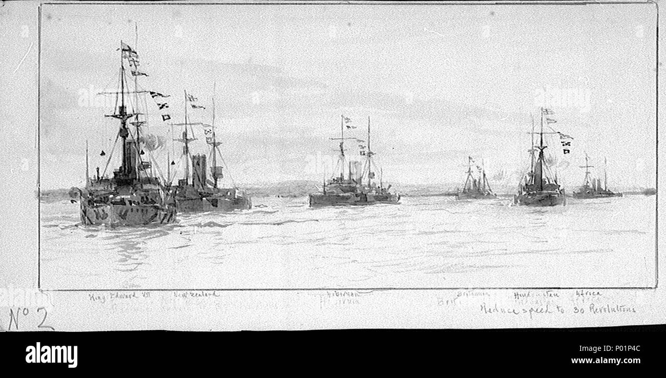 King edward vii class battleships hi-res stock photography and images ...