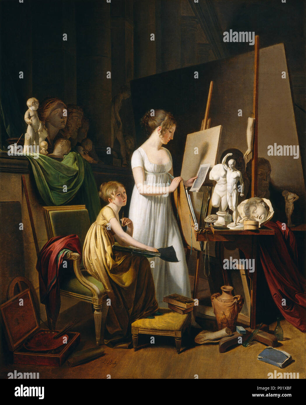 Louis leopold boilly the painters studio hi-res stock photography and ...
