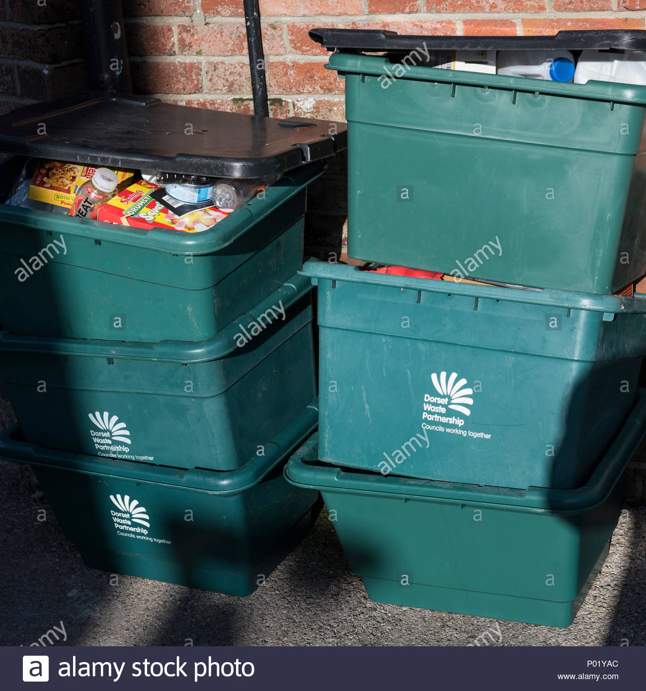 Recycling Waiting For Collection High Resolution Stock Photography and ...