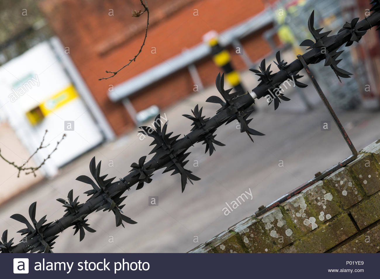 Spiked Security Fencing High Resolution Stock Photography and Images ...