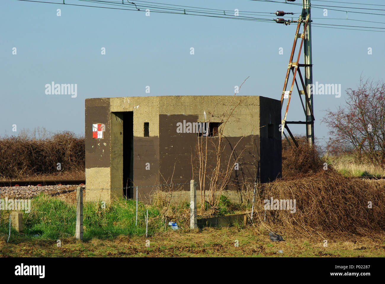 Pillbox World War Gun Emplacement Stock Photos & Pillbox World War Gun ...