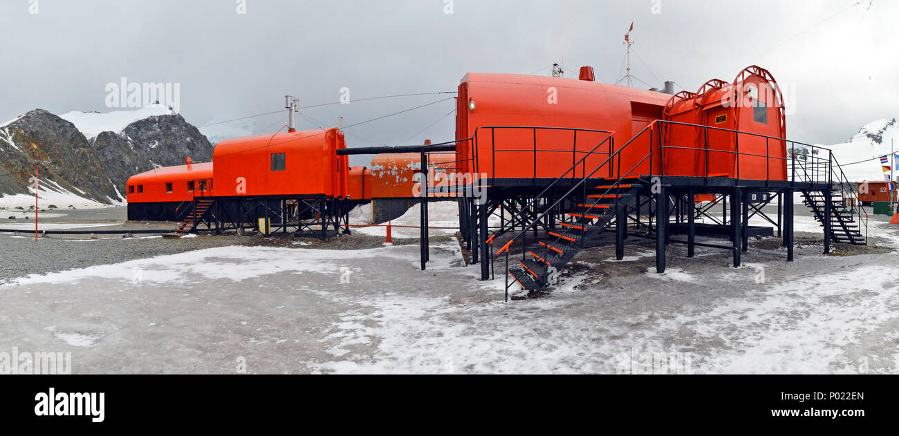 Argentine research station Orcadas Base, Laurie Island, Orkney Islands ...
