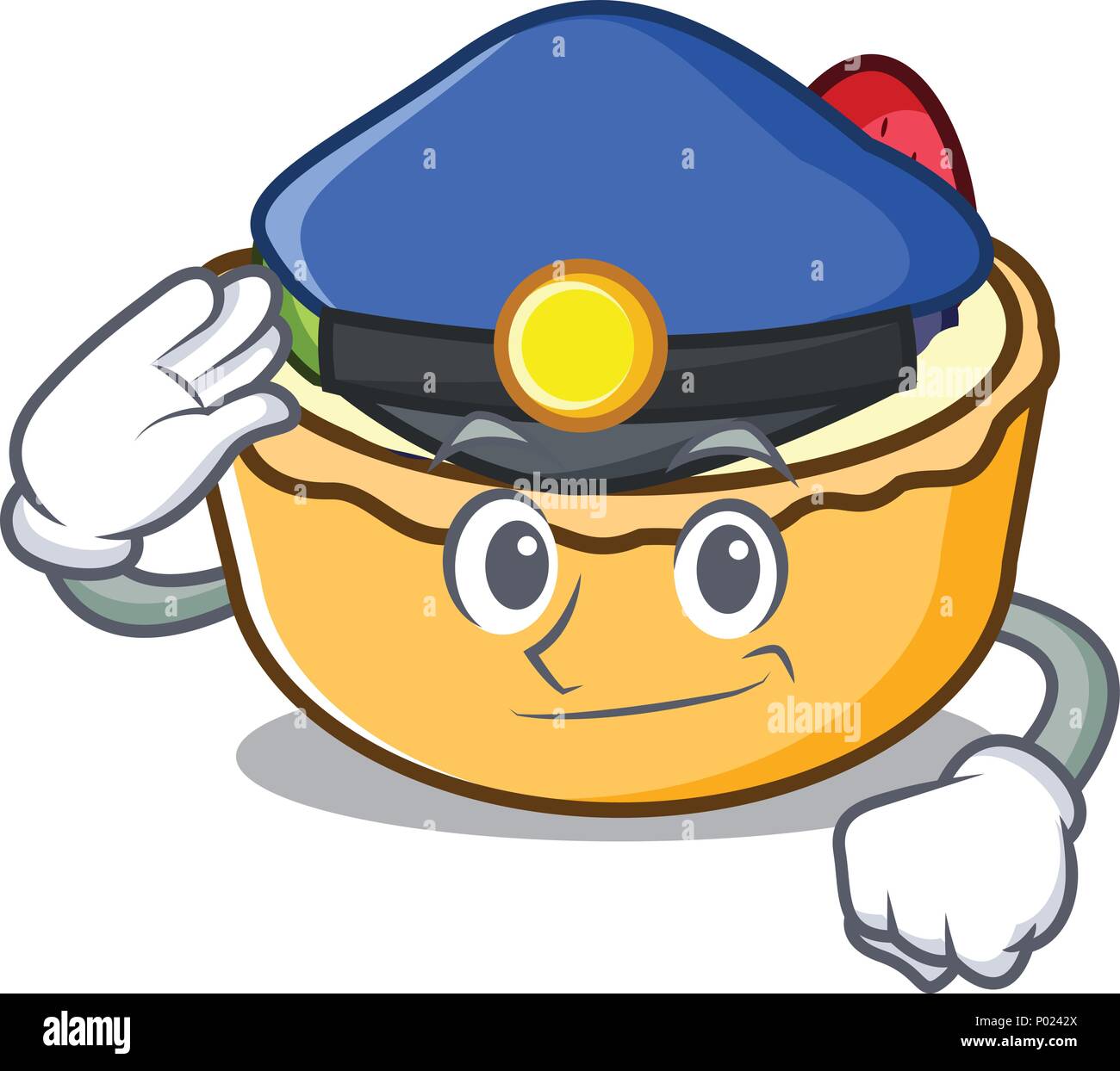 Police fruit tart character cartoon Stock Vector Image & Art - Alamy