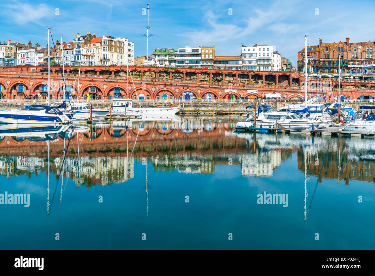 RAMSGATE, KENT, UK - JUNE 03, 2018: Ramsgate’s Royal Harbour Marina ...