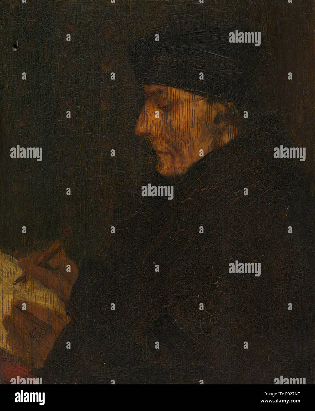 Alphonse Legros, Memory Copy of Holbein's Erasmus, French, 1837 - 1911 ...