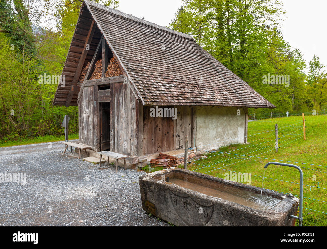 Rustic countryside house Stock Photo - Alamy
