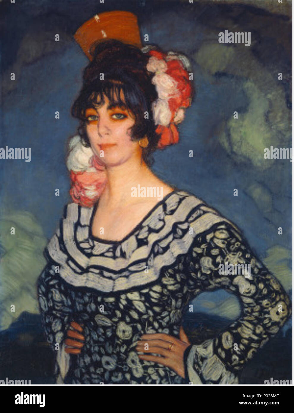 26 Woman in andalusian dress Stock Photo - Alamy