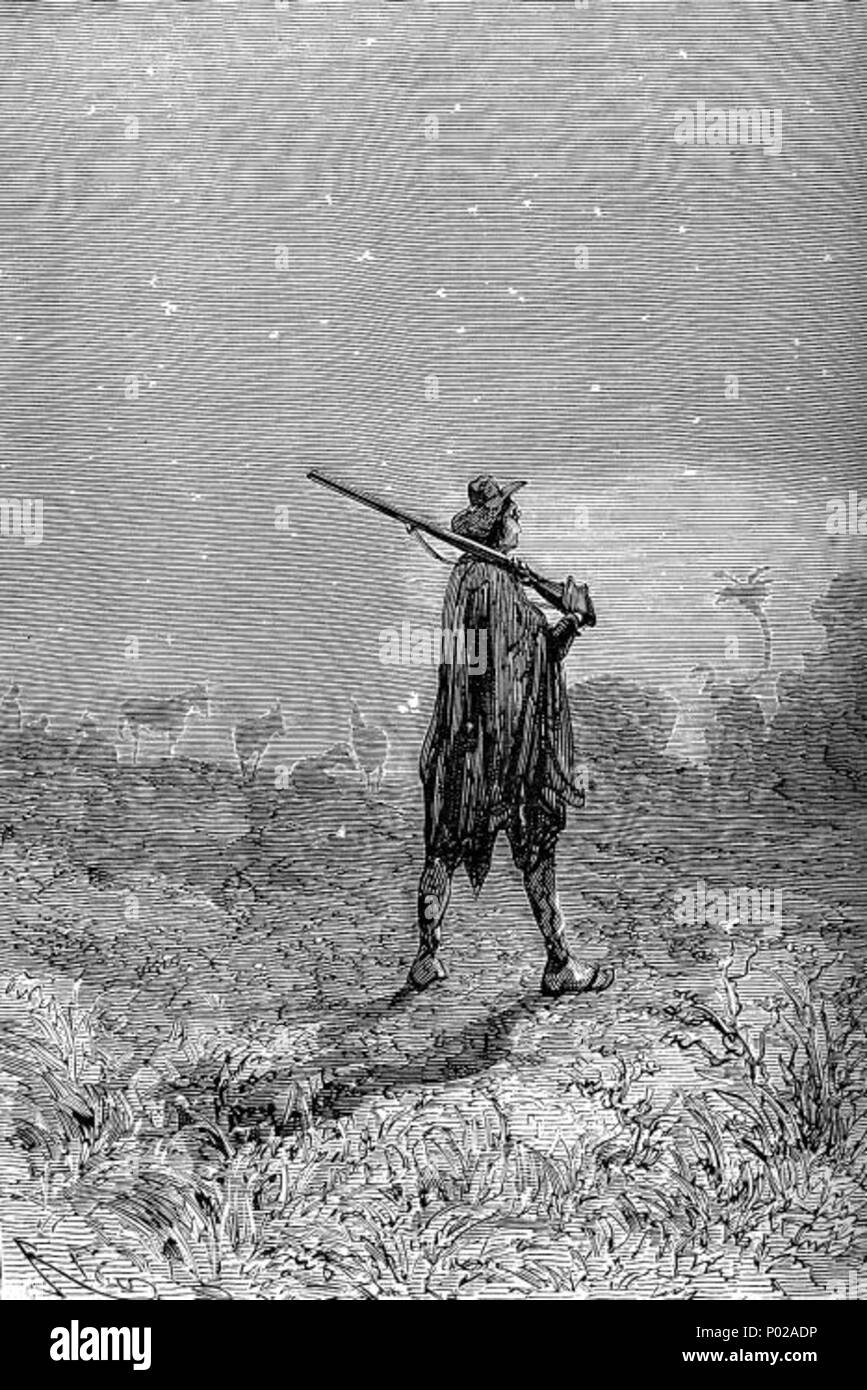 8 'The Children of Captain Grant' by Édouard Riou 111 Stock Photo - Alamy