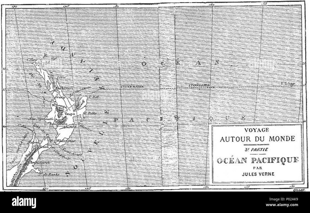 8 'The Children of Captain Grant' by Édouard Riou 172 Stock Photo - Alamy