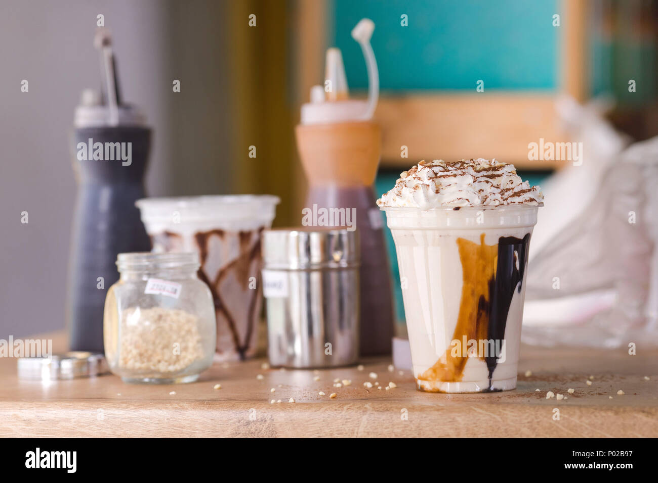Milkshake hi-res stock photography and images - Alamy