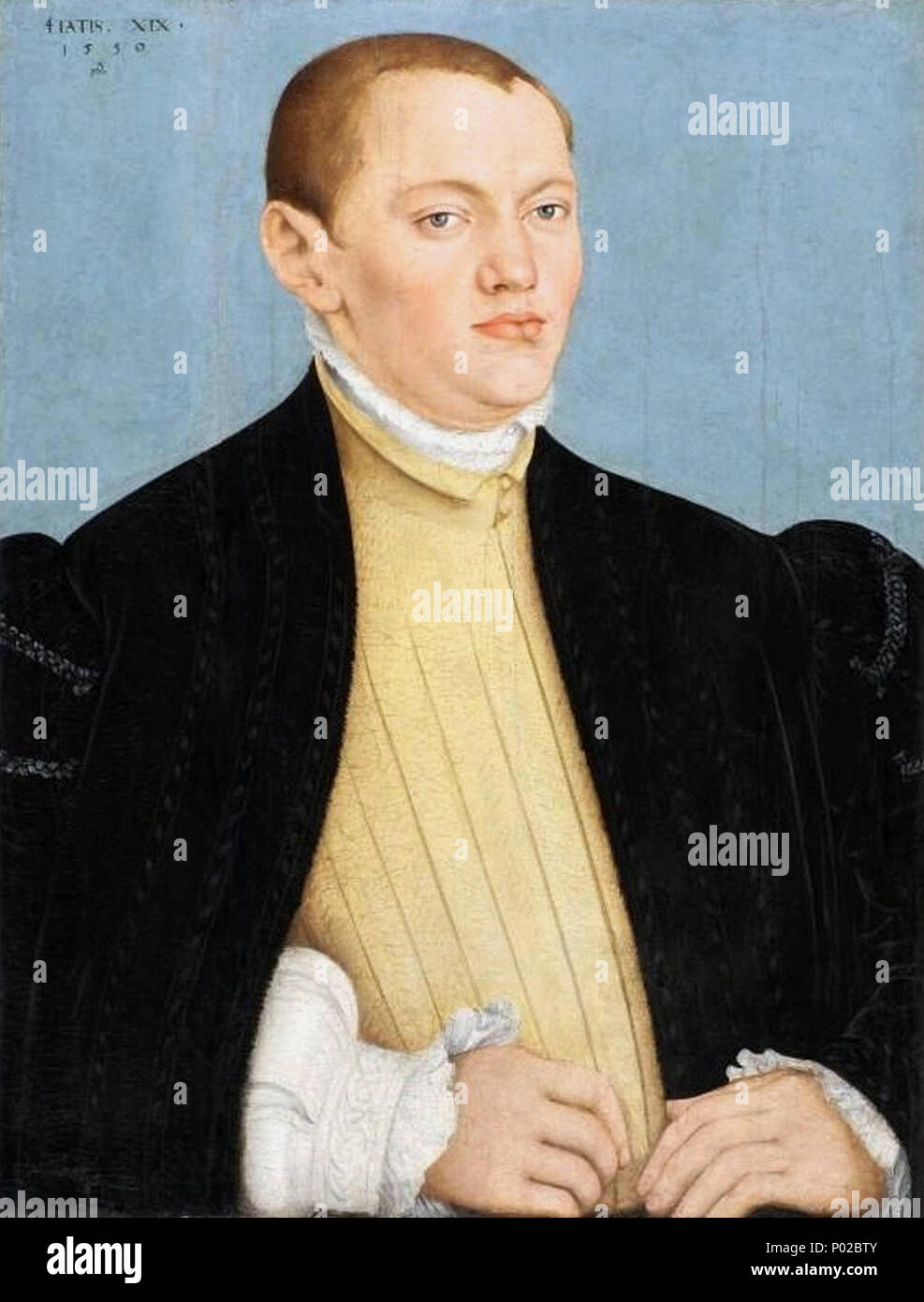 . Portrait of a young Man. 1550 15 Cranach the Younger Portrait of a ...