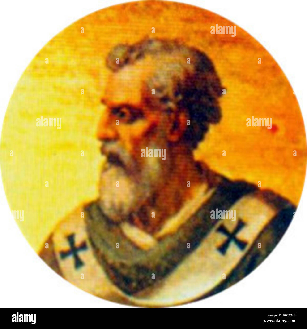 . English: Portait of en:Pope Clement III in the en:Basilica of Saint ...