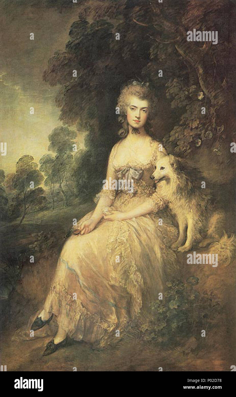 . Portrait of Mary Robinson (1757-1800) . 1781 18 Gainsborough Mary ...