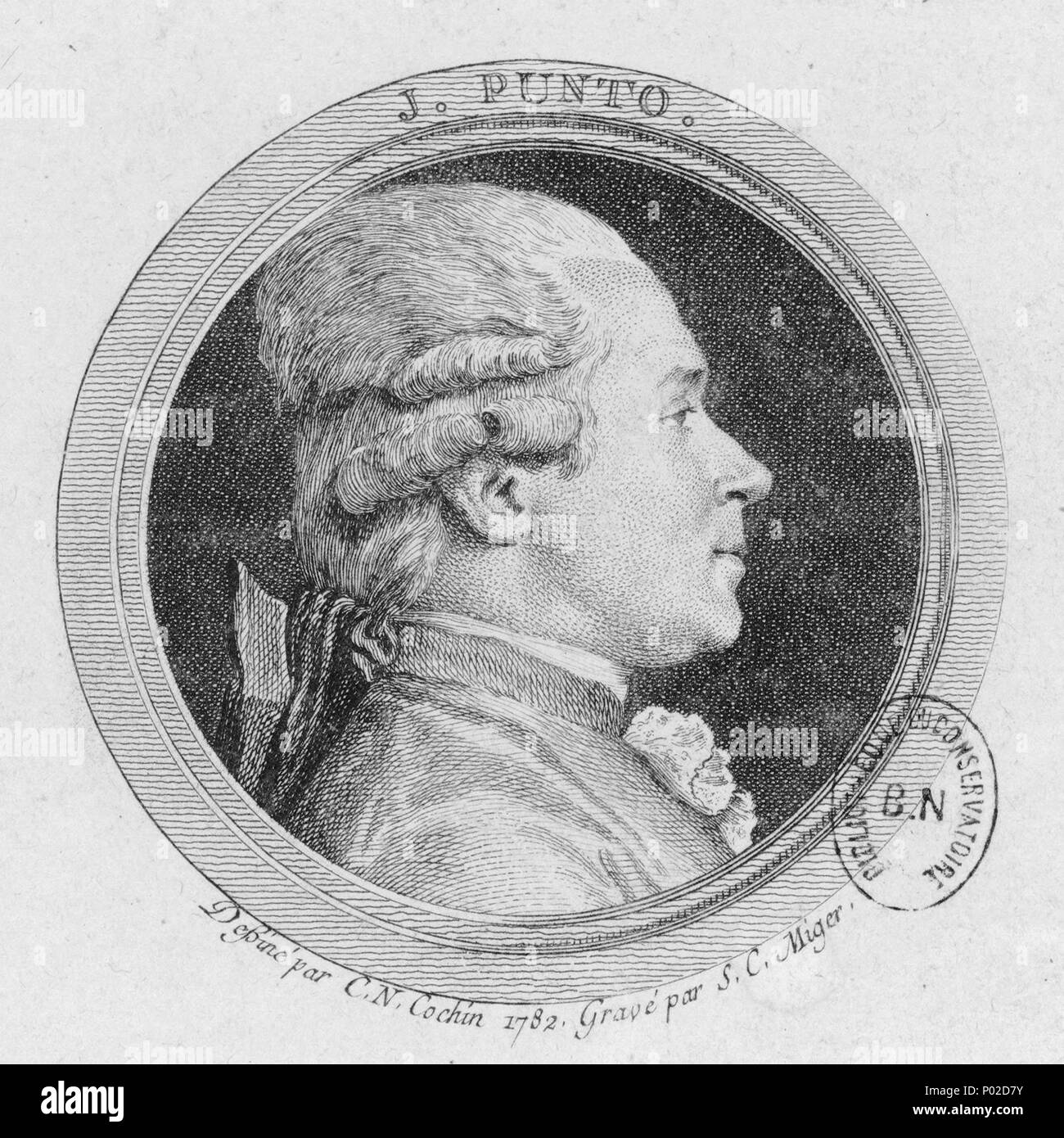 . Depicted person: Giovanni Punto . 1782 18 Giovanni Punto par Simon ...