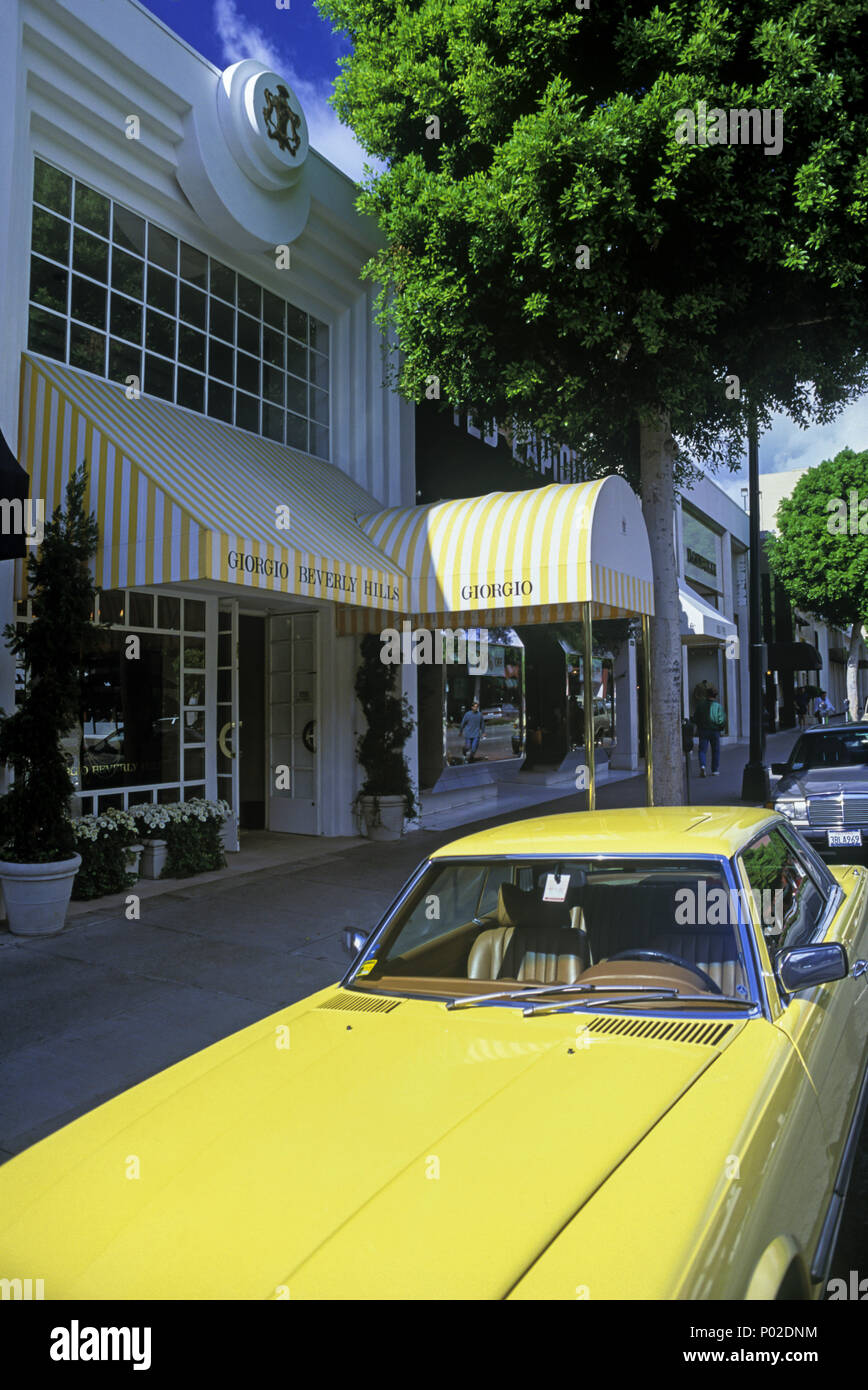 1992 HISTORICAL RODEO DRIVE BEVERLY HILLS LOS ANGELES CALIFORNIA USA ...