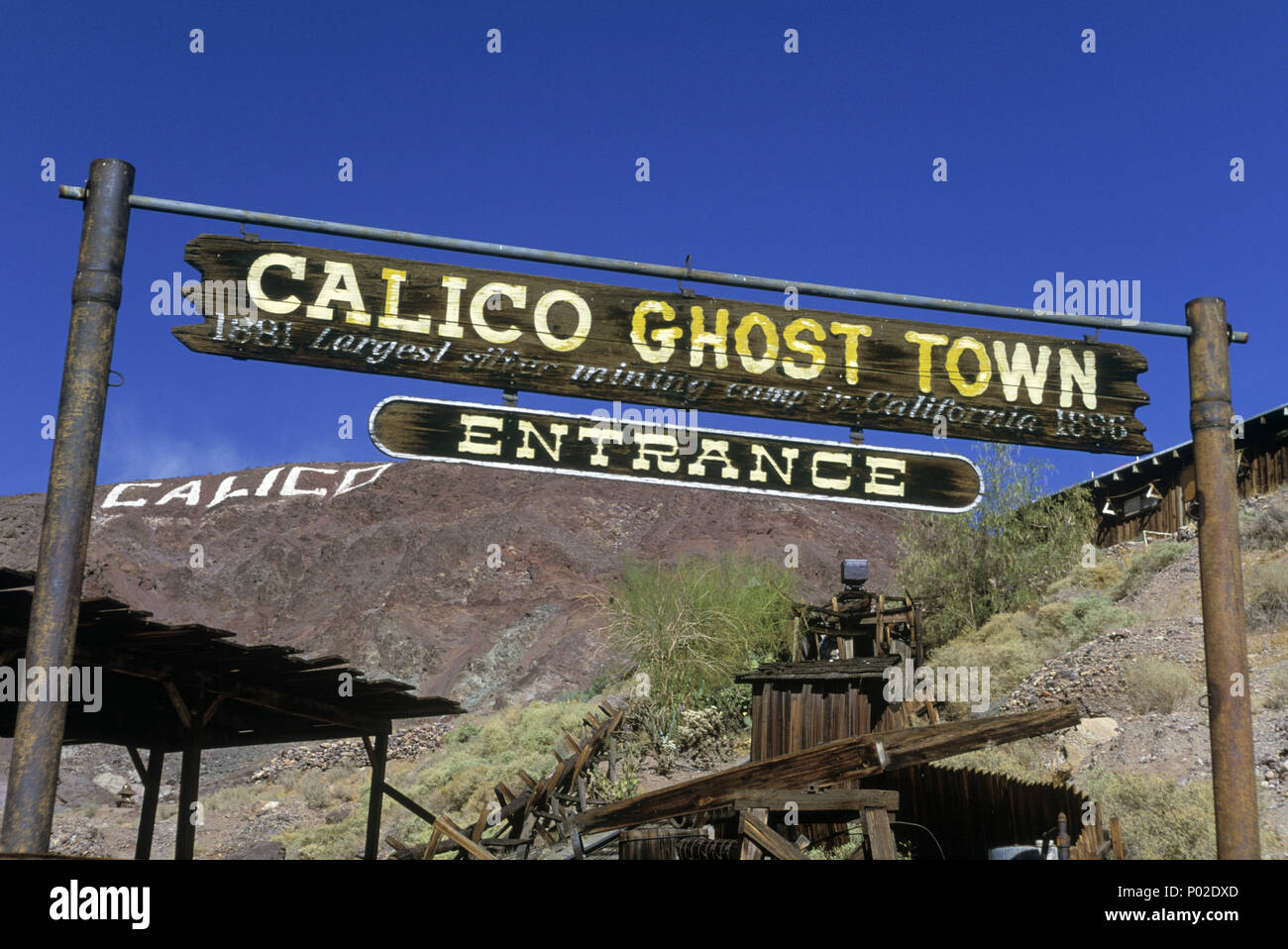 1992 HISTORICAL CALICO REPLICA GHOST MINING TOWN BARSTOW SAN BERNARDINO ...
