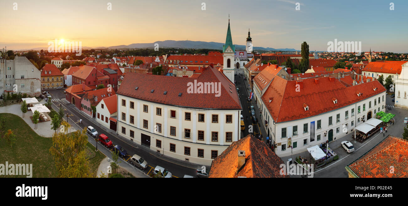Zagreb panorama view hi-res stock photography and images - Alamy