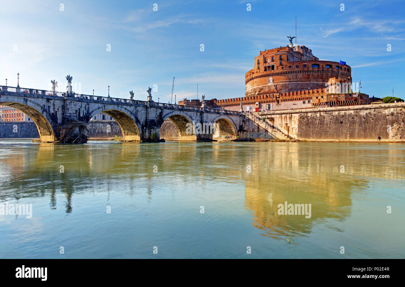 castle st. Angelo. Rome, Italy Stock Photo - Alamy