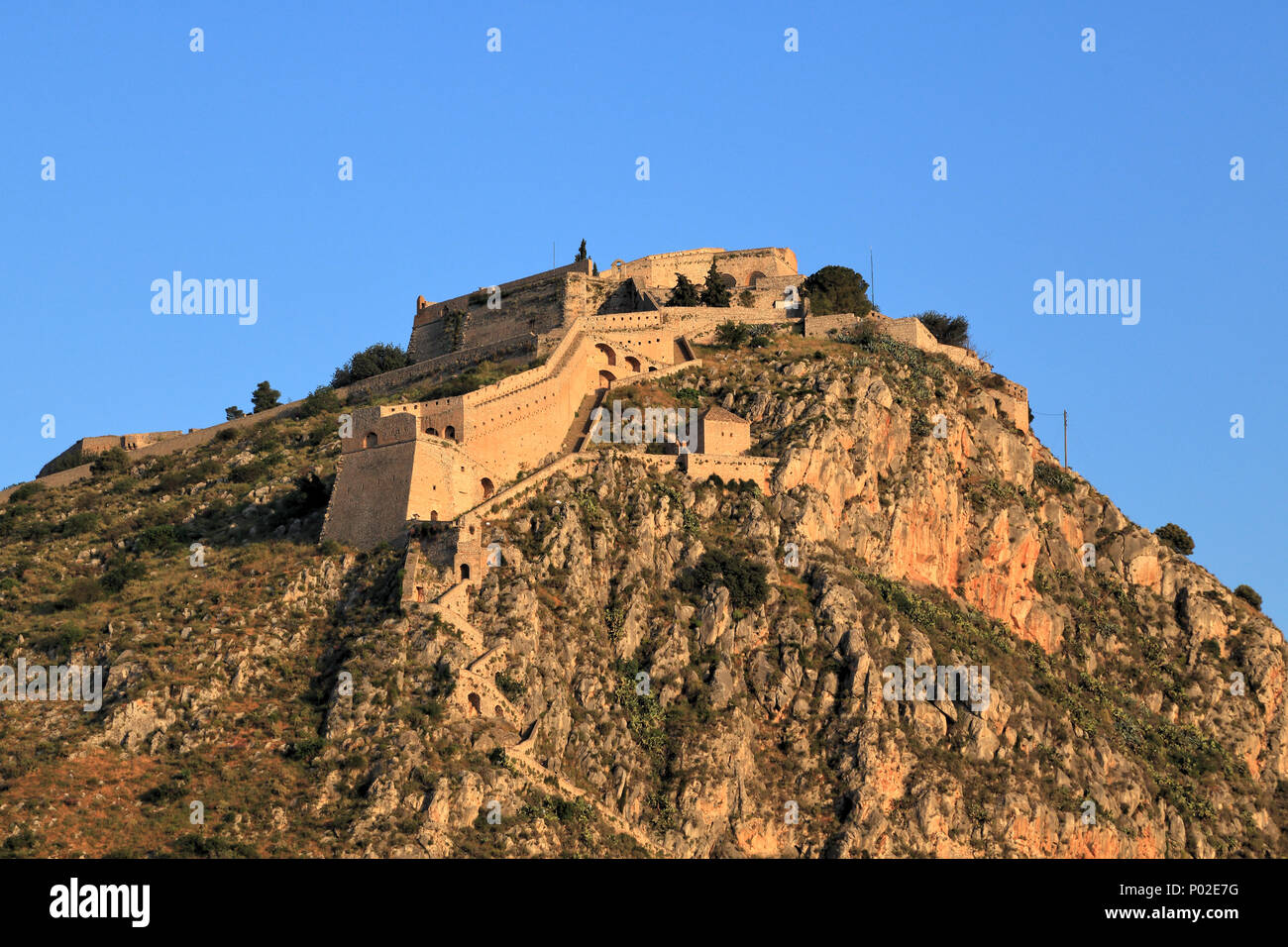 The castle of Palamidi Stock Photo - Alamy