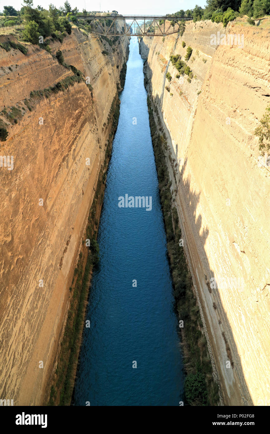 Corinth canal hi-res stock photography and images - Alamy