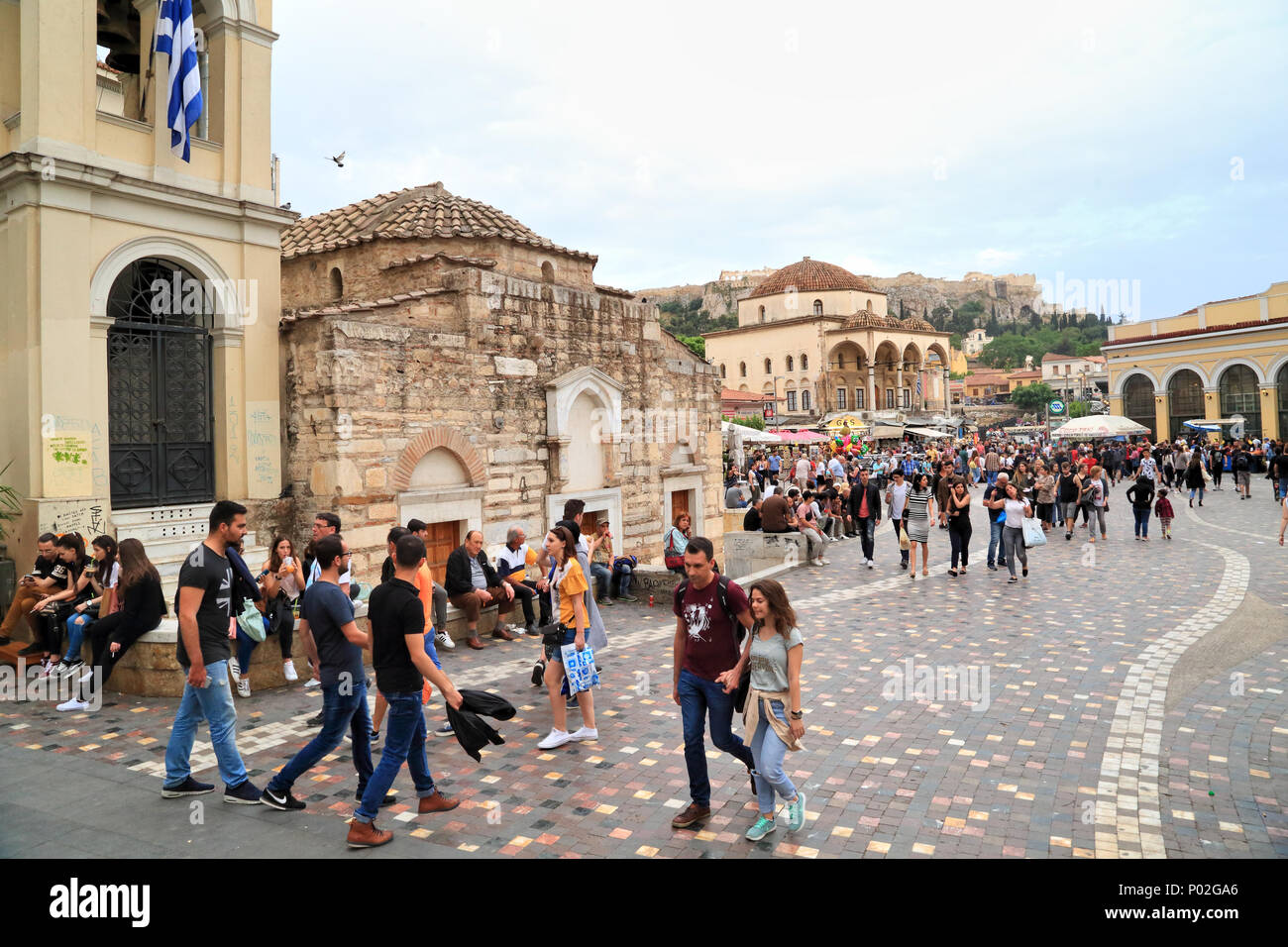Greece athens downtown athens hi-res stock photography and images - Alamy