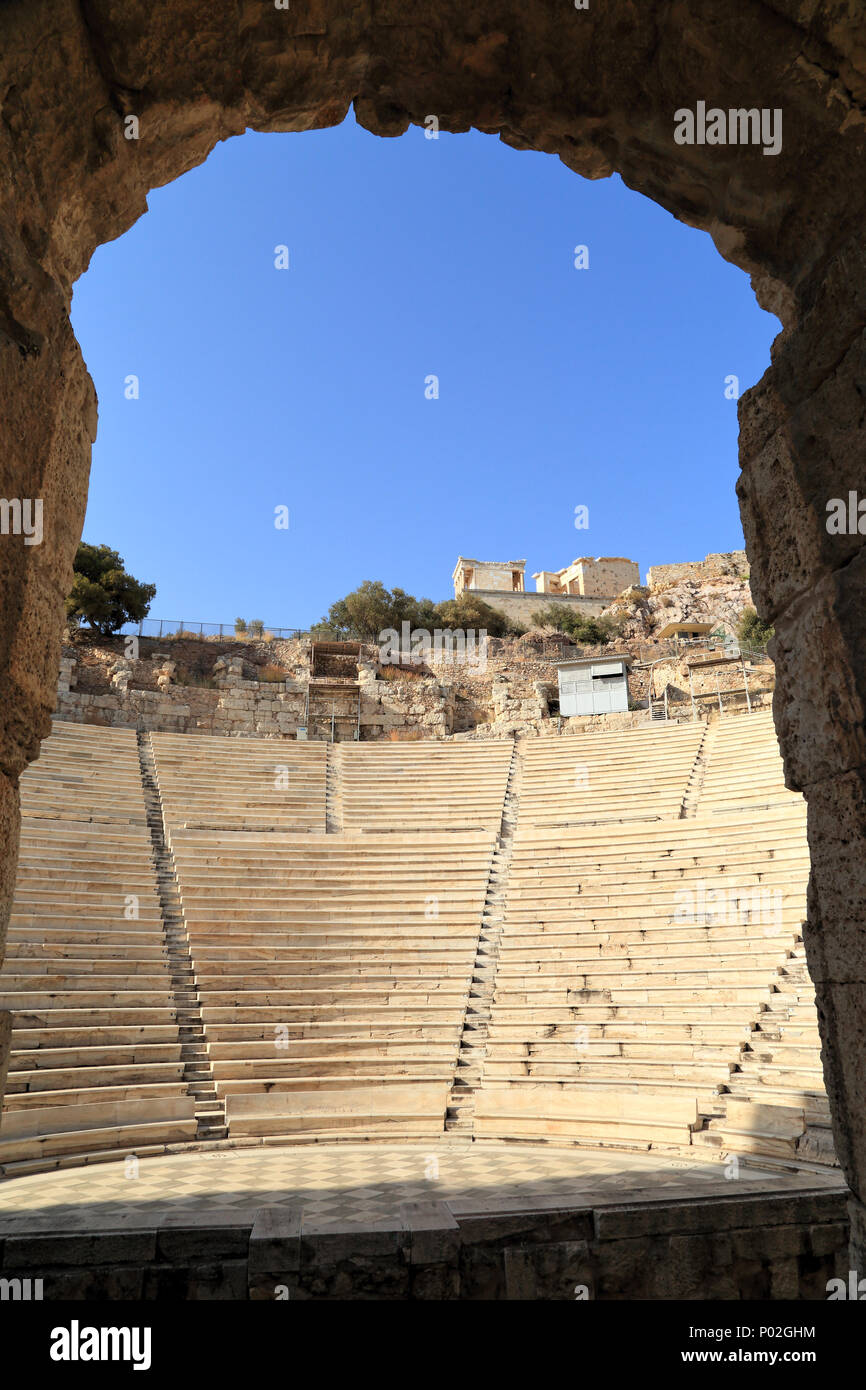 Odeon of herodes atticus hi-res stock photography and images - Alamy