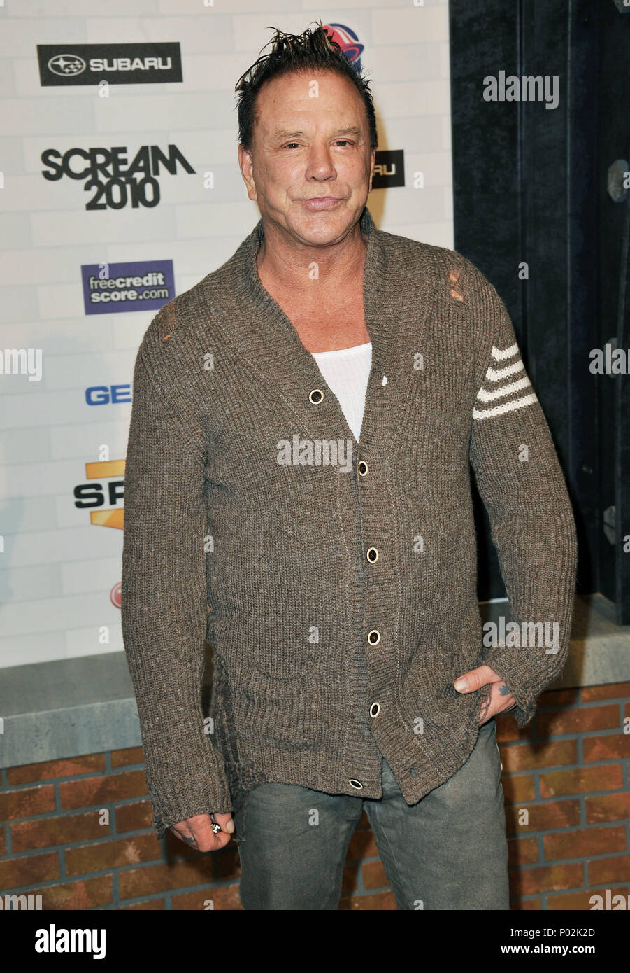 Mickey Rourke - Scream 2010 at the Greek Theatre in Los Angeles.a ...